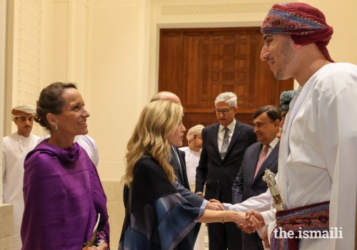 His Highness Sayyid Bilarab bin Haitham Al Said and Prince Amyn Aga ...