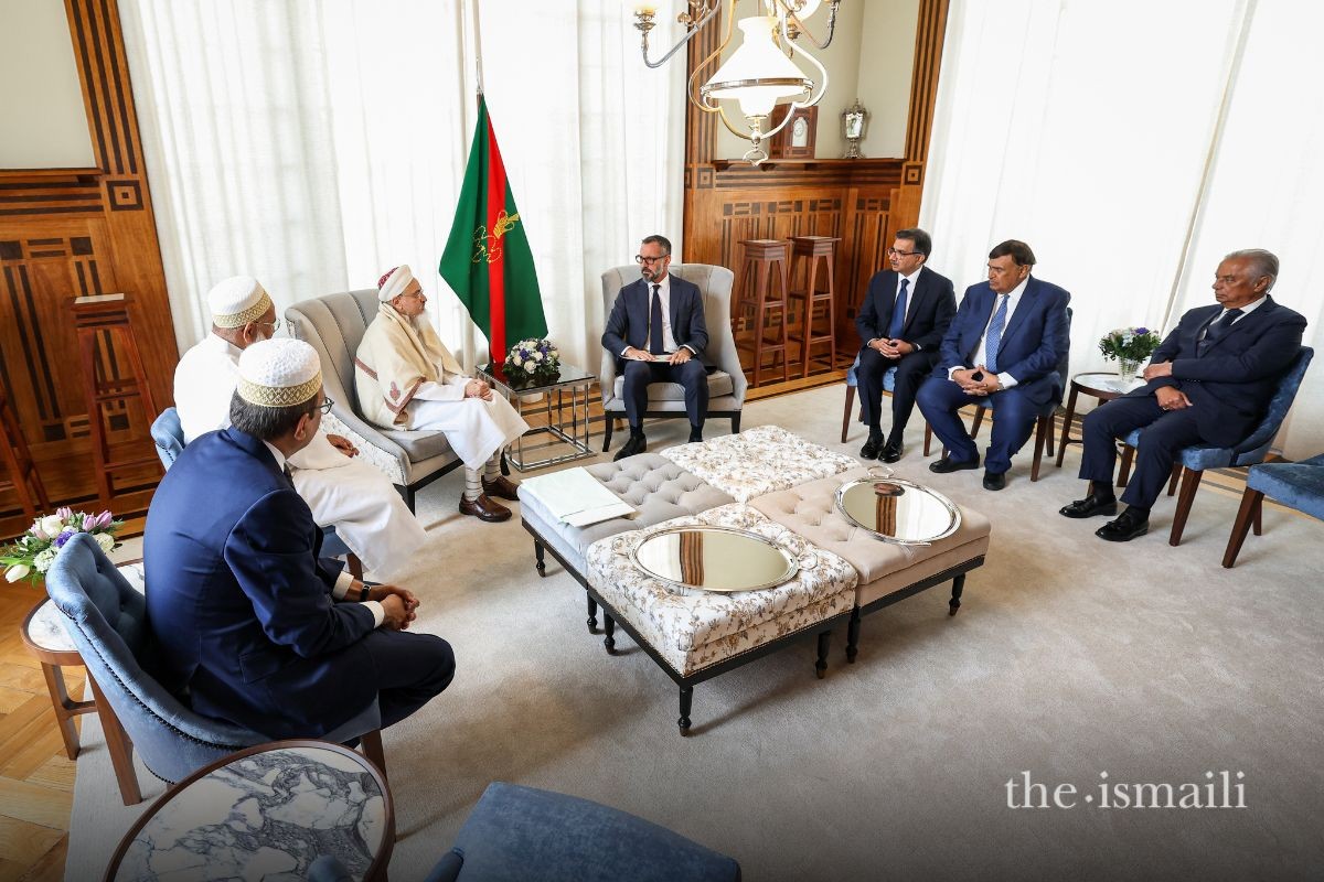 Mawlana Hazar Imam, His Highness the Aga Khan, confers the title of ...