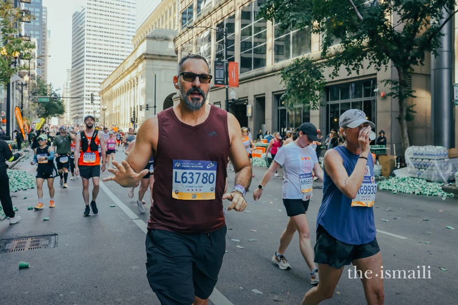 Mawlana Hazar Imam, His Highness the Aga Khan, “is running marathons;” he is a “Berlin Legend ...